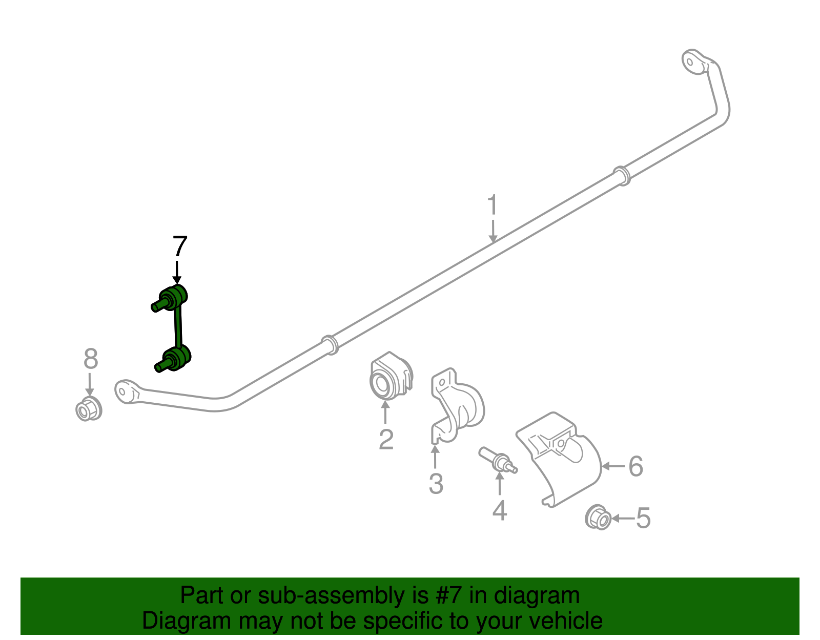 G1FZ-5C486-A - Link 2016-2018 Ford Focus | Big 3 Auto Parts