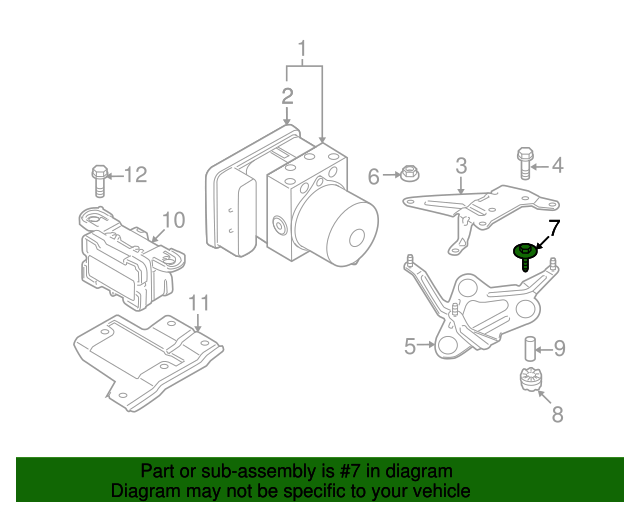 Genuine BMW 07-11-9-904-517 | Hex Bolt with Washer (M6x12-U1-8.8 ...