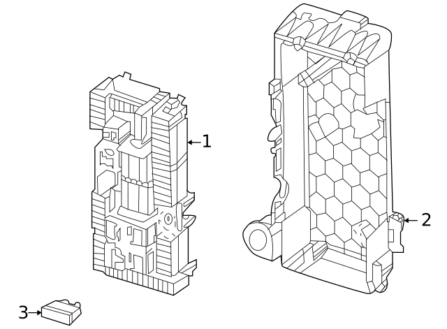 167-906-31-03 - Fuse and Relay Center 2020-2023 Mercedes-Benz ...