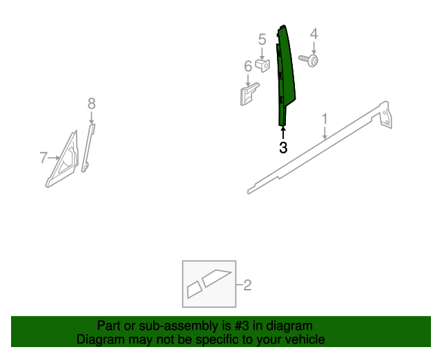4G0-837-901-A-5FQ - Door Applique 2012-2018 Audi | AutoNation Parts