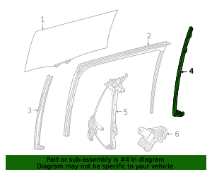 2021-2022 Toyota Sienna Rear Guide 67408-08030 | Toyota Parts Center