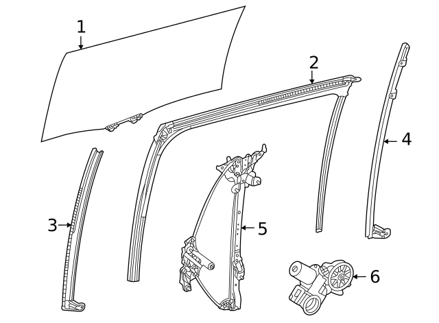 67406-08010 - Front Guide - 2021-2024 Toyota Sienna | Nucar Toyota of ...