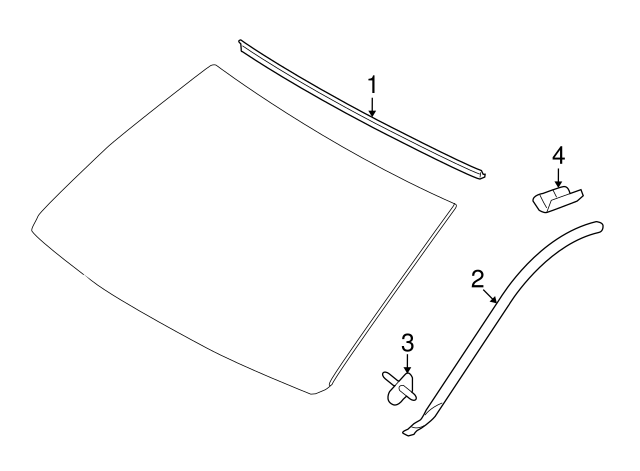75534-60072 - Side Molding - 2008-2021 Toyota Land Cruiser | OEM ...