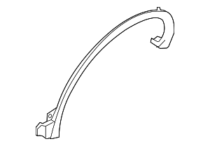 76857-5AA0A | Nissan Mudguard-Center Rear Lh - Genuine OEM | 768575AA0A ...
