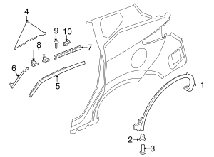 76881-JG00A | Nissan Grommet-Screw - Genuine OEM | 76881JG00A | Nissan ...