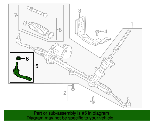 31658182 - Outer Tie Rod - 2017-2020 Volvo | Volvo OEM Parts Direct