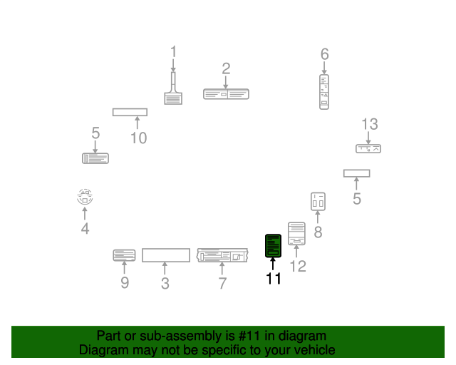 2009-2024 GM Mercury Disposal Information Label 20887392 GM | Flow ...