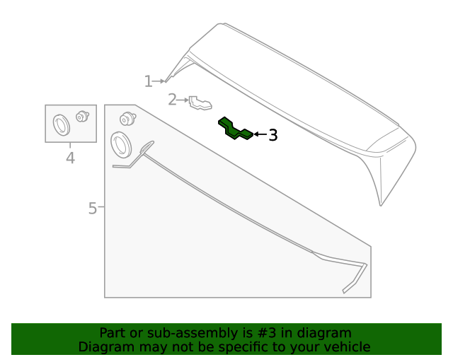 9Y0-827-068 - Outer Bracket 2019-2023 Porsche Cayenne | AutoNationParts.com