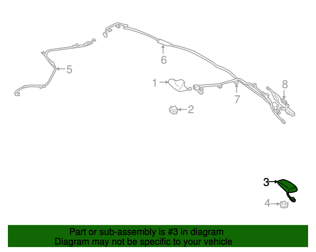 2010-2014 Lexus Satellite Antenna 86960-33020-J1 | OEM Parts Online