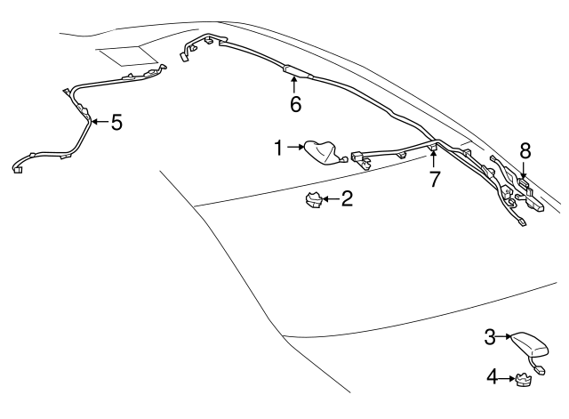 2013-2014 Lexus Radio Antenna Assembly 86760-33090-C0 | AutoNationParts.com