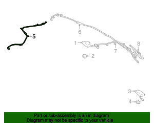 86101-33C00 - High-Quality Antenna Cable for 2013-2014 Lexus ...