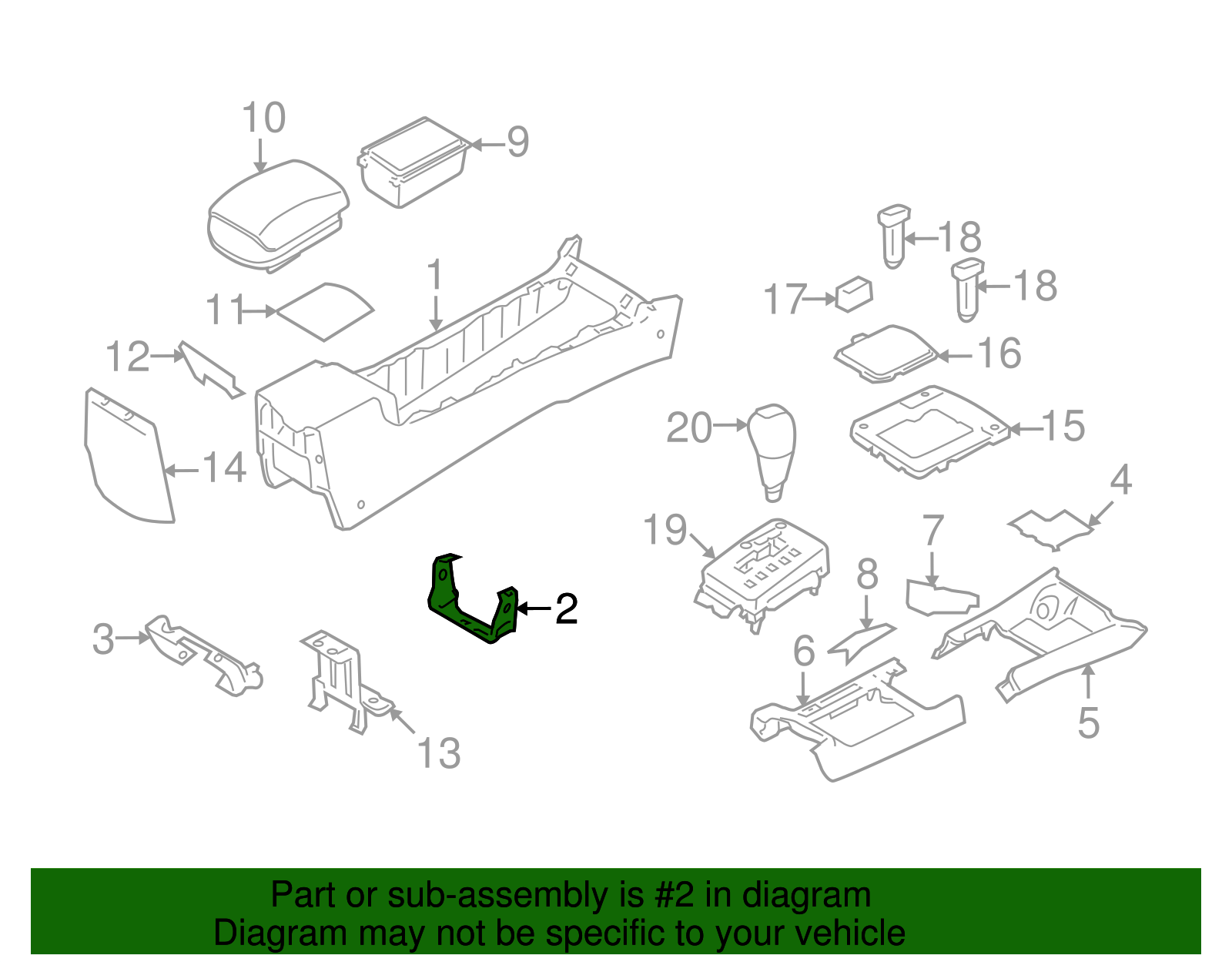 2006-2008 Hyundai Sonata Front Bracket 84631-3K000 | Hyundai Parts Catalog