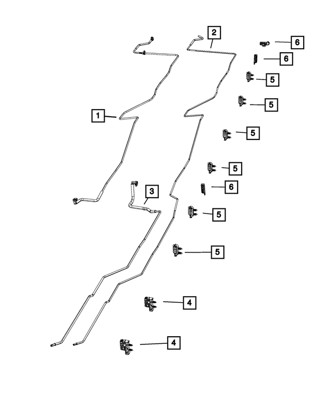 2013-2018 Ram 3500 Fuel Supply Tube 5146898AB | Mopar eStore