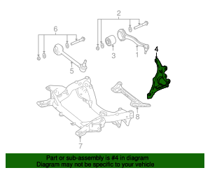 204-332-02-01 - Steering Knuckle 2001-2020 Mercedes-Benz | Mercedes ...