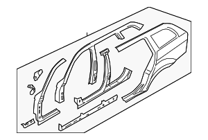 Genuine BMW 41-21-7-277-337 | Uniside Assembly - Left | FREE Shipping ...
