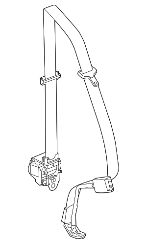 2018-2019 GM Lap & Shoulder Belt 84494122 GM | GMPartsDirect.com