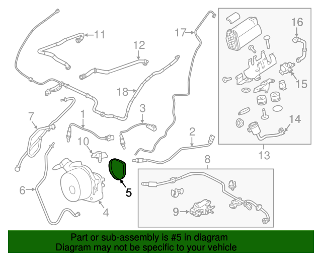 LR012685 - A.I.R Pump Gasket - 2010-2020 Land-Rover | LandRoverLakeBluff