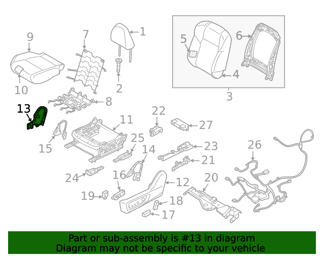 2021-2024 Nissan Rogue Inner Finish Panel 87381-6RA1A | Nissan RVA
