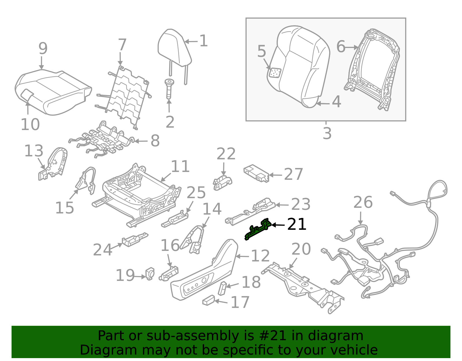 2021-2025 Nissan Rogue Side Bracket 87561-6RA0A | Ziegler Nissan of ...