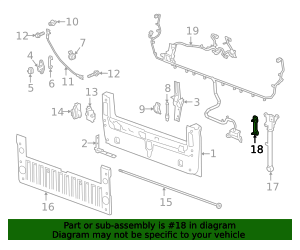 2019-2024 GM Bracket 84338560 GM | GMPartsDirect.com