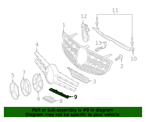 253-885-45-00 - Center Molding 2016-2019 Mercedes-Benz | Mercedes-Benz ...