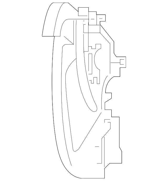 Mercedes-Benz OEM Air Duct Part# 253-887-02-00 | OEM Vehicle Parts