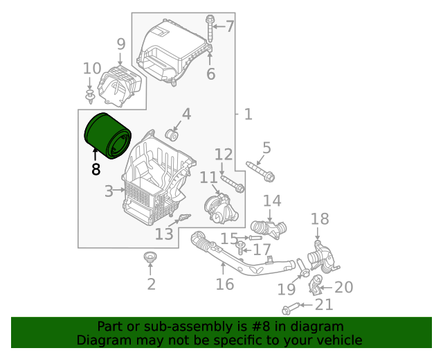 2021-2024 Ford Air Filter MB3Z-9601-A | OEM Parts Online