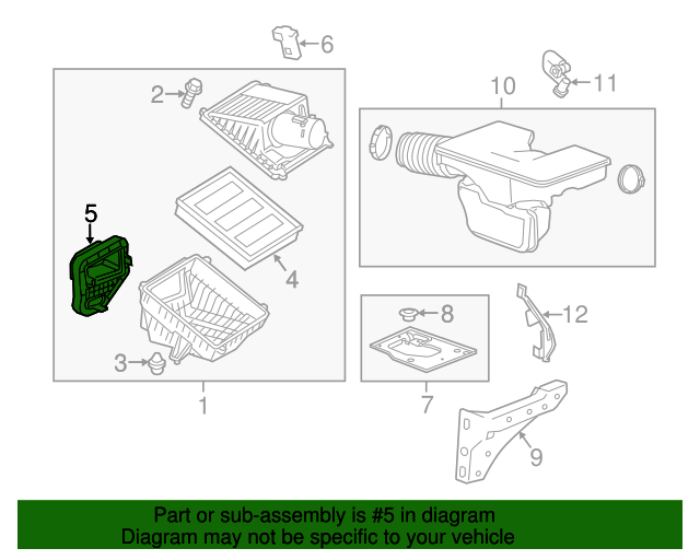 2014-2020 GM Intake Air Duct 23192714 GM | GMPartsDirect.com