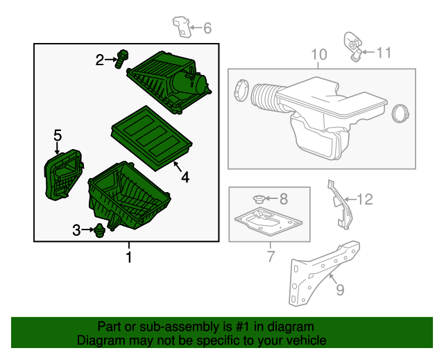 2014-2016 GM Air Cleaner 23192713 GM | GMPartsDirect.com