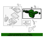 Air Cleaner Outlet Duct 85002134 | TascaParts.com