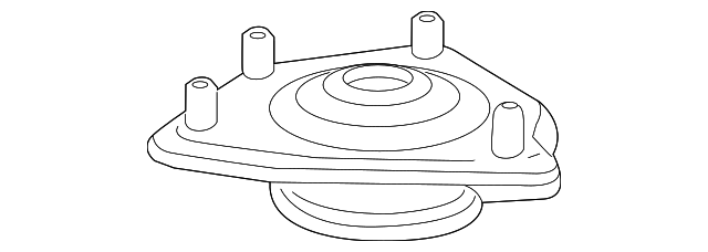 51670-TBF-A01 - Rubber, Front Shock Absorber Mounting - 2017-2020 Honda ...