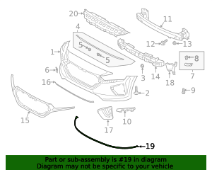 86591-G2000 - Spoiler 2017-2022 Hyundai Ioniq | AutoNationParts.com
