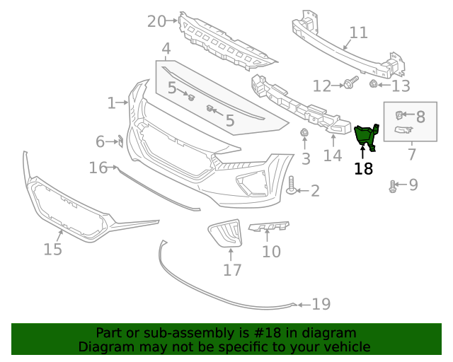 2020-2022 Hyundai Ioniq Air Duct 86567-G2500 | OEM Parts Online