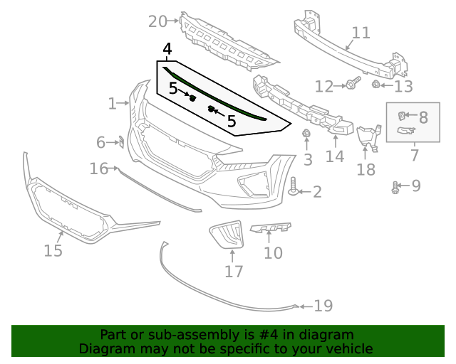 2017-2022 Hyundai Ioniq Front Seal 86357-G2000 | OEM Parts Online