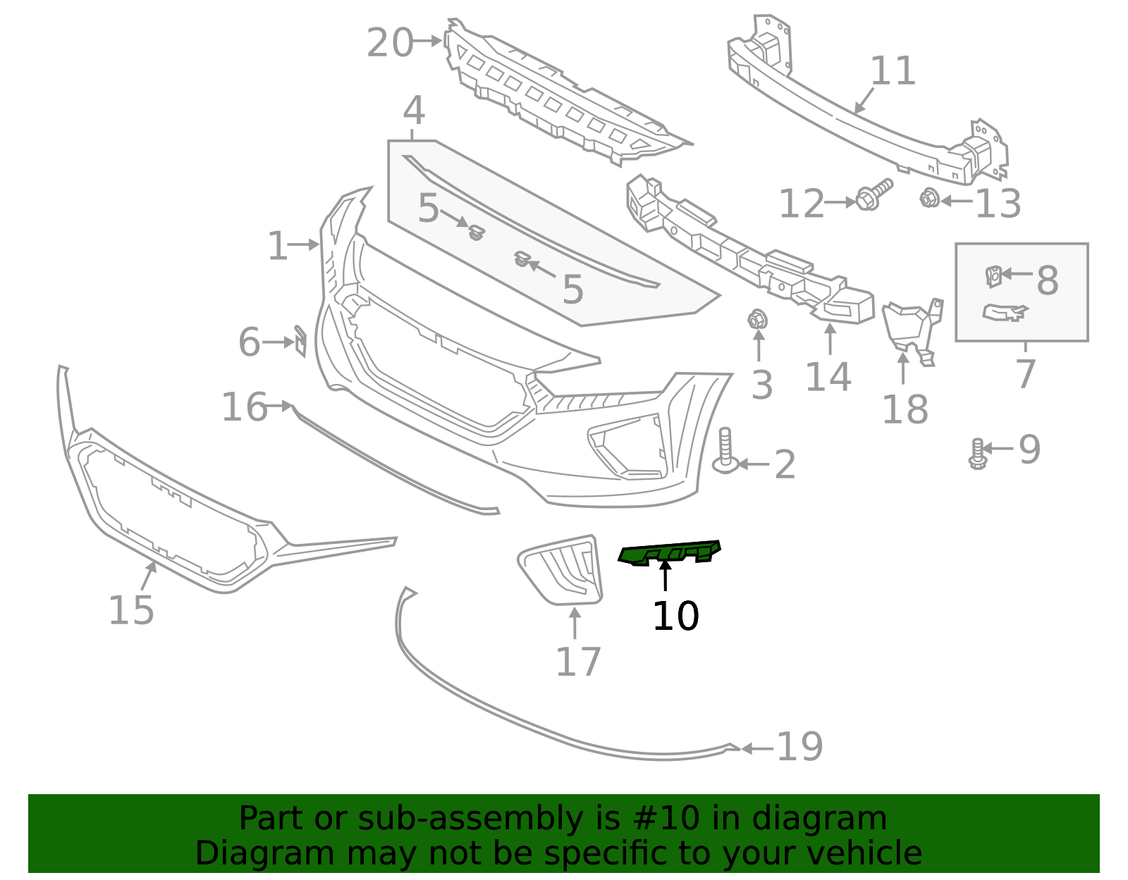 2017-2022 Hyundai Ioniq Lower Support 86556-G2000 | Hyundai Wholesale ...