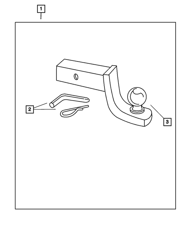 2002-2024 Mopar Trailer Hitch Ball Mount 82213640 | Wholesale MOPAR