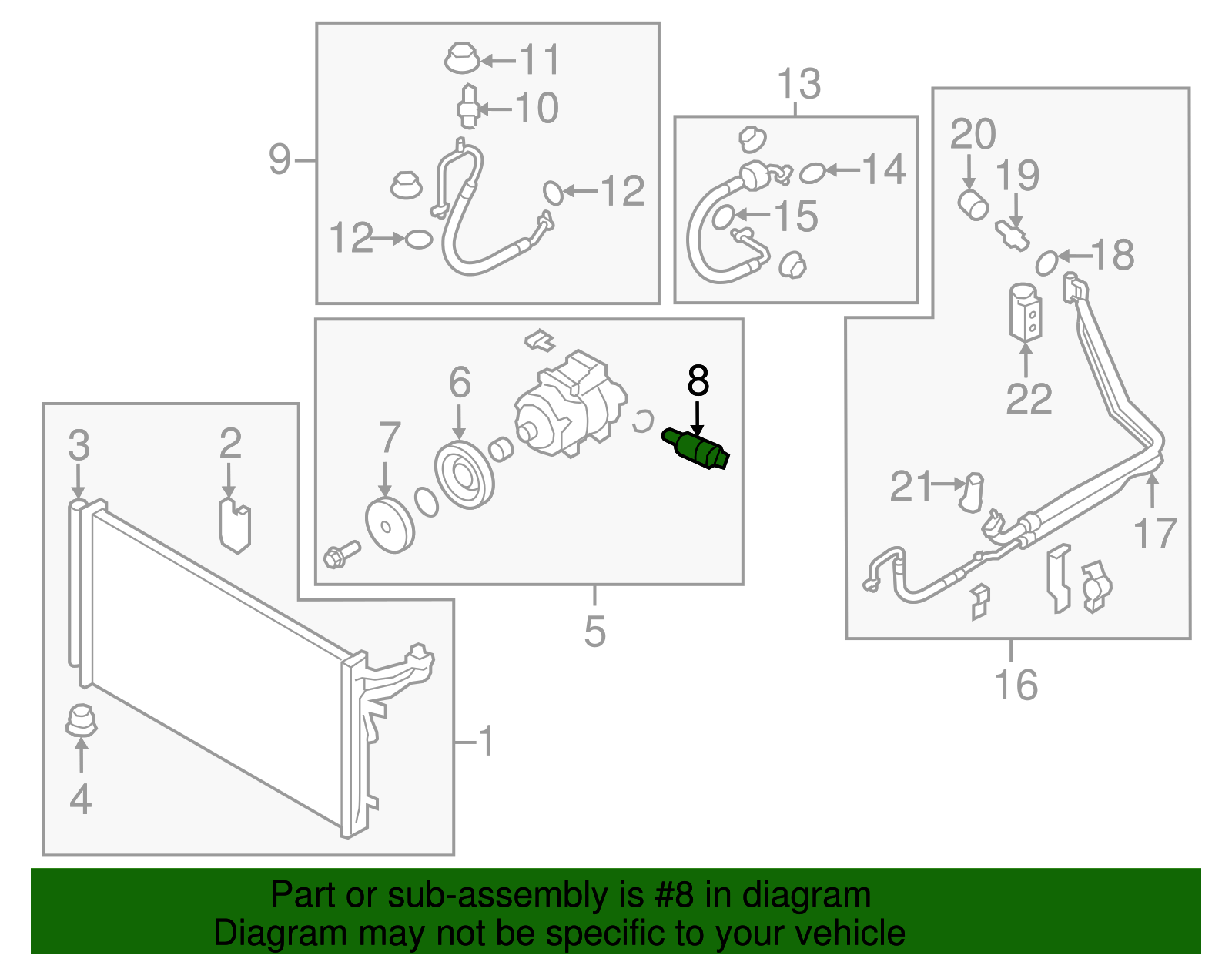 2015 Kia K900 Control Valve 97674-2S000 | TascaParts.com