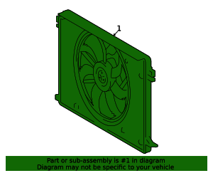 16360-F0150 - Dual Radiator And Condenser Fan Assembly 2021-2024 Toyota ...