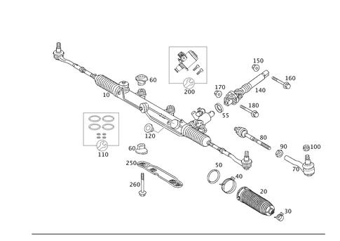 Steering Gear for 2003 Mercedes-Benz C320 | Mercedes-Benz USA Parts