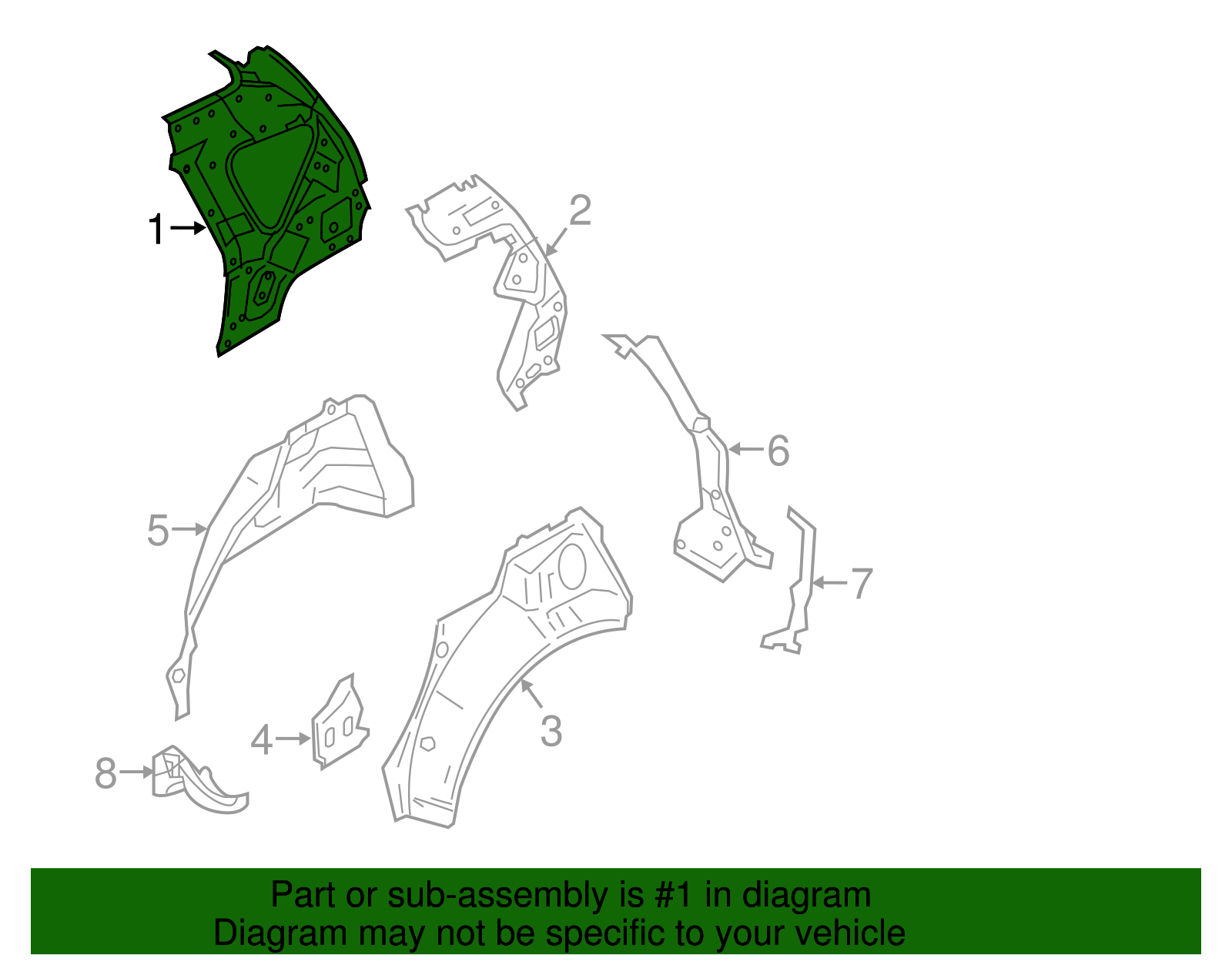 2014-2016 Nissan Versa Note Inner Pillar G6630-3WCMA | Temecula Nissan ...