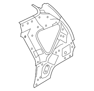 2014-2016 Nissan Versa Note Inner Pillar G6630-3WCMA | OEM Parts Online