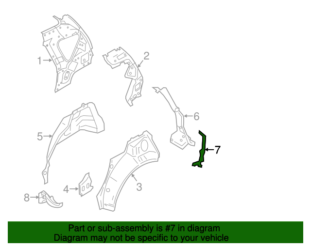2014-2019 Nissan Versa Note Lower Extension G8116-3WCAA | Team Nissan Inc.