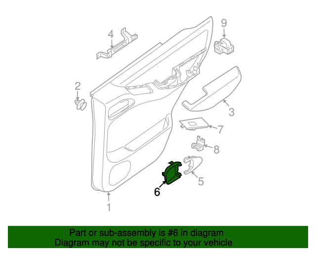 2008-2021 Nissan Trim Plate 80683-ZS31A | QuirkParts
