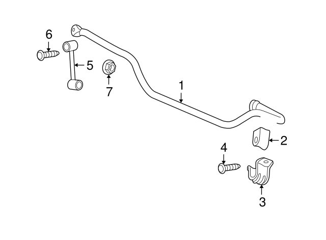 2005-2010 Jeep Stabilizer Link 52089467AB | TascaParts.com