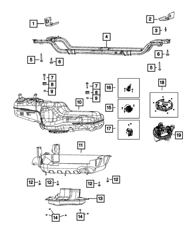 2019-2020 Jeep Cherokee Urea Sensor 68429954AA | Mopar eStore