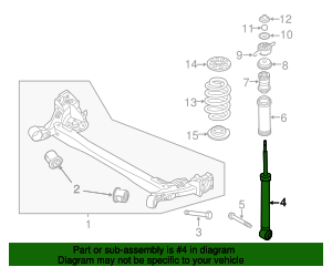 2018-2019 Kia Rio Shock Absorber 55310-H9000 | OEM Parts Online