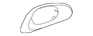 15214502 - Ebony Passenger Side Front Side Interior Door Handle Bezel ...