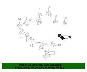 2001-2008 Hyundai Mount Bracket 21830-2D050 | OEM Parts Online
