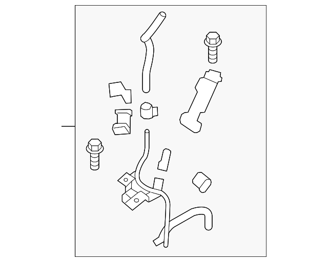 2013-2020 Nissan Pathfinder Power Steering Hose 49721-3KA2A | Ziegler ...