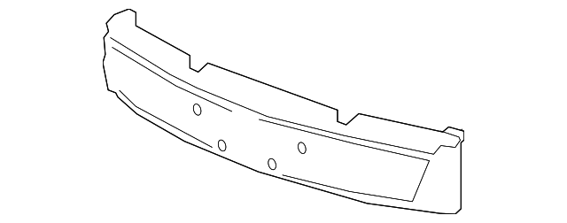 2017-2020 Chevrolet Sonic Front Bumper Fascia Energy Absorber 42338074 ...